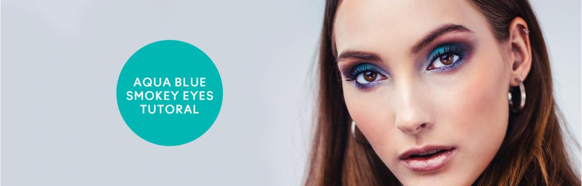 Aqua Blue Smokey Eyes | lyko.com