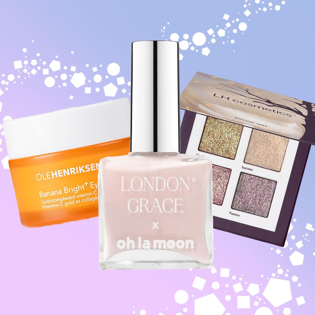 Kristallnagellack, glitter som syns från månen & uppljusande ögonkräm ...