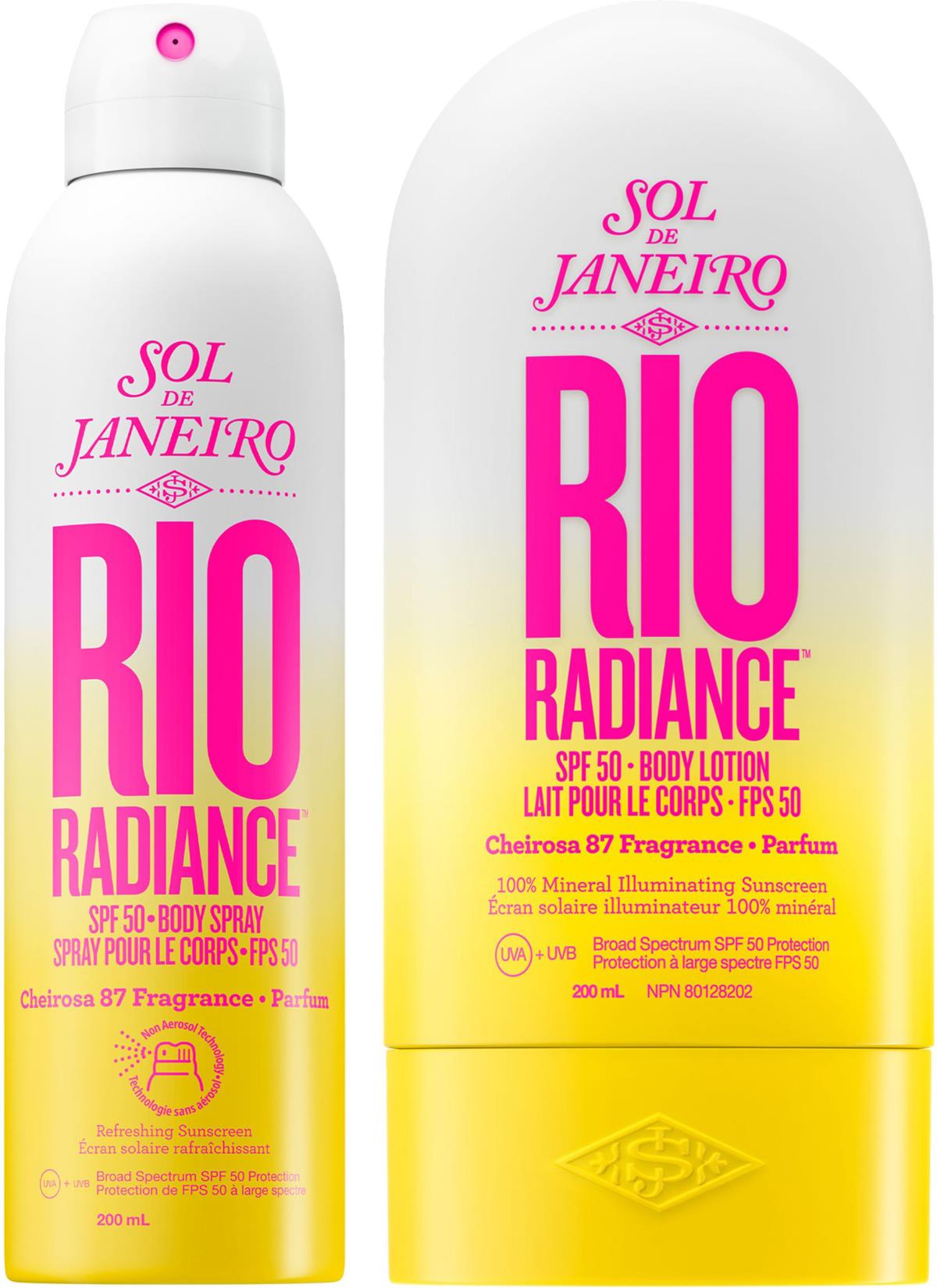 Sol de Janeiro Rio Radiance Bundle Body Spray 200 ml & Body Lotion 200 ...