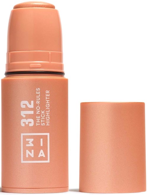 3INA The No-Rules Stick Highlighter 312 Rose Gold | lyko.com