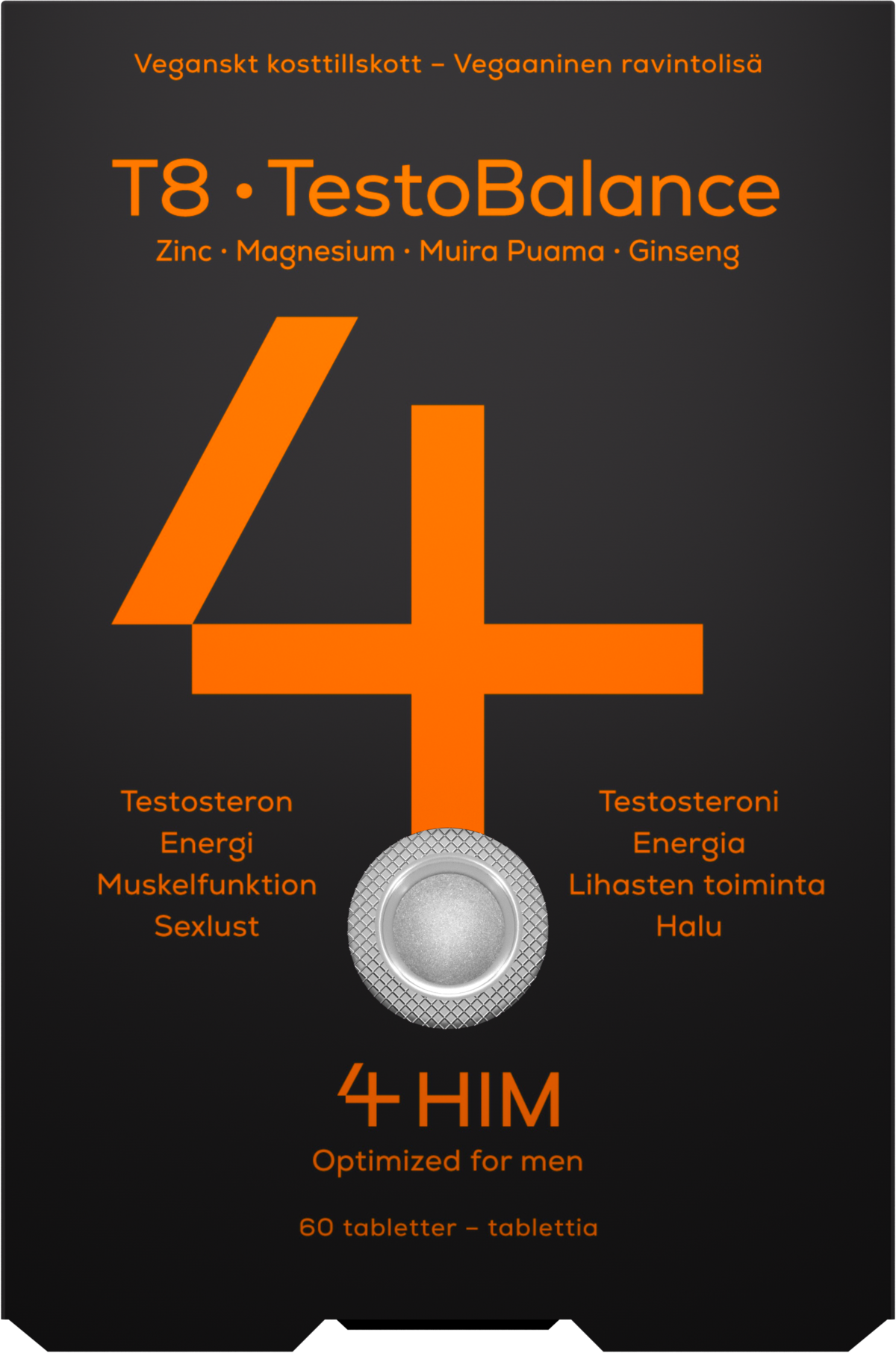 4Him T8 TestoBalance supplement 60 pcs | lyko.com