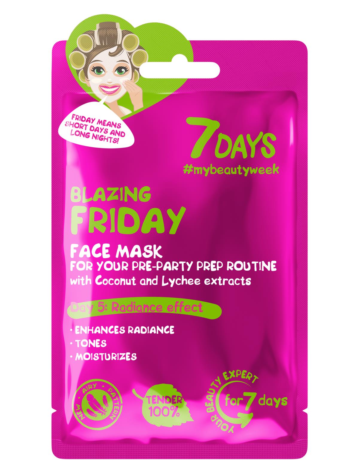 7DAYS Beauty Blazing Friday Face Sheet Mask | lyko.com