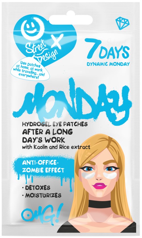 7DAYS Beauty Dynamic Monday Hydrogel eye patches 2 g | lyko.com