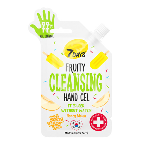 7DAYS Beauty Fruity Hand Cleansing Gel Honey Melon 25 ml | lyko.com