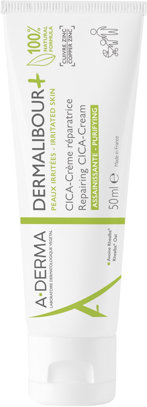 A-derma Dermalibour+ Repairing Cica-Cream 50 ml | lyko.com