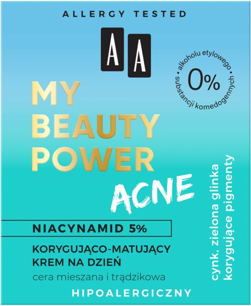 AA My Beauty Power Acne Correction-mattifying Day Cream 50 ml | lyko.com