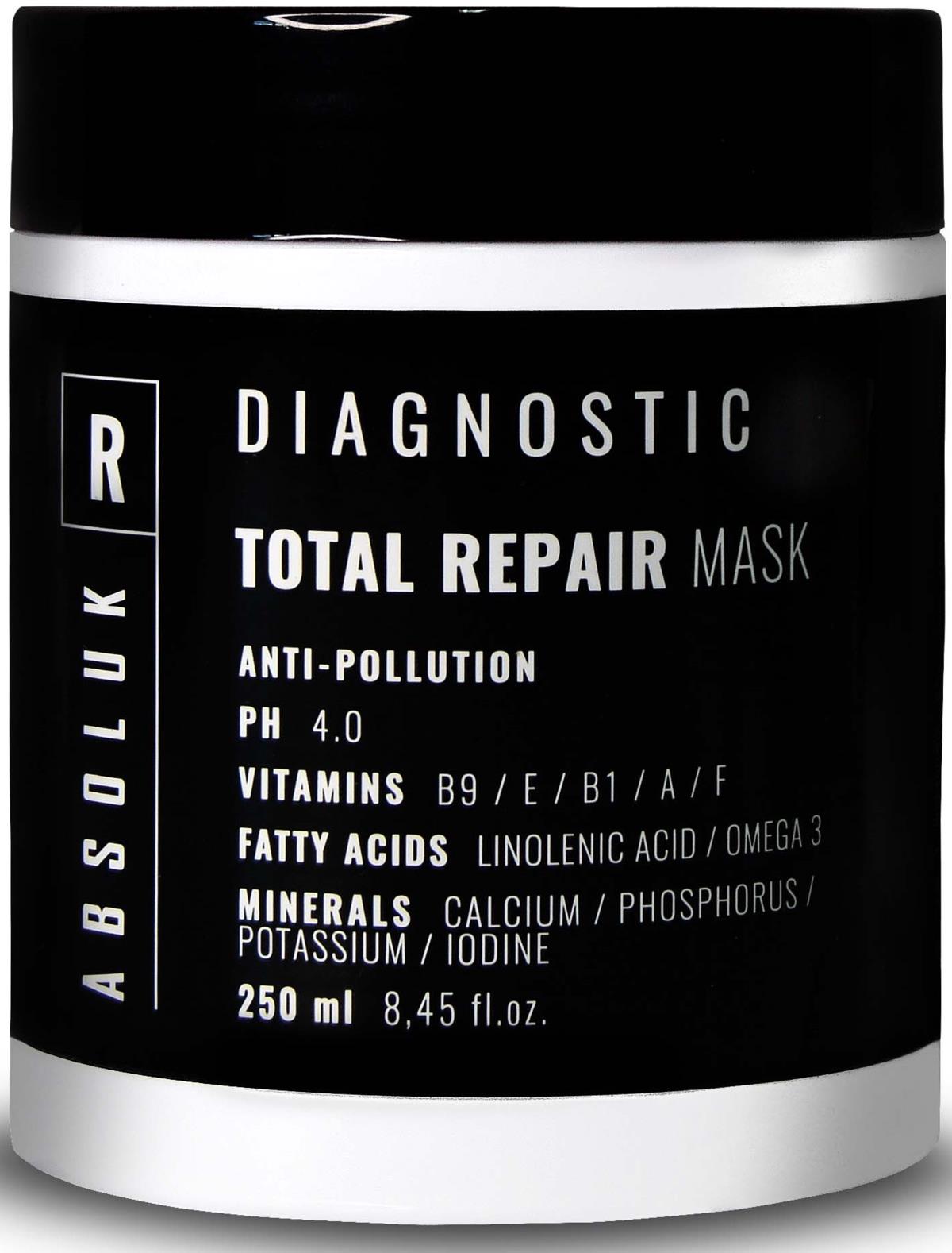 Absoluk Haircare Diagnostic Total Repair Mask 250 ml | lyko.com