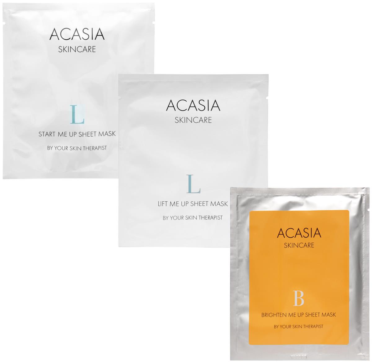 Acasia Skincare Sheet Mask Trio | lyko.com