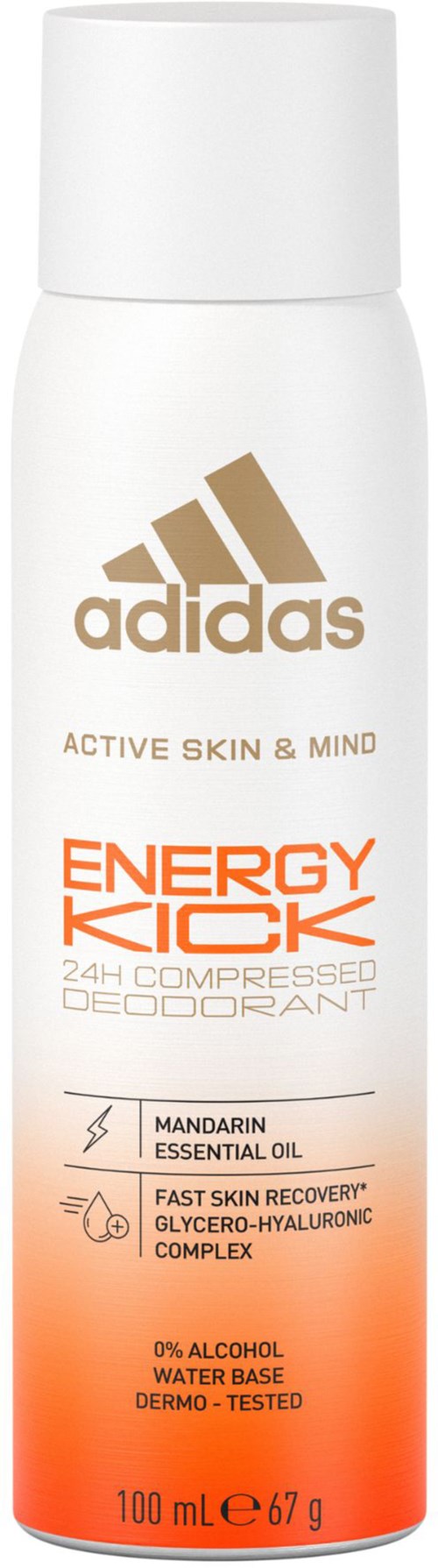 Adidas Skin & Mind Energy Kick Aerosol 100 ml | lyko.com