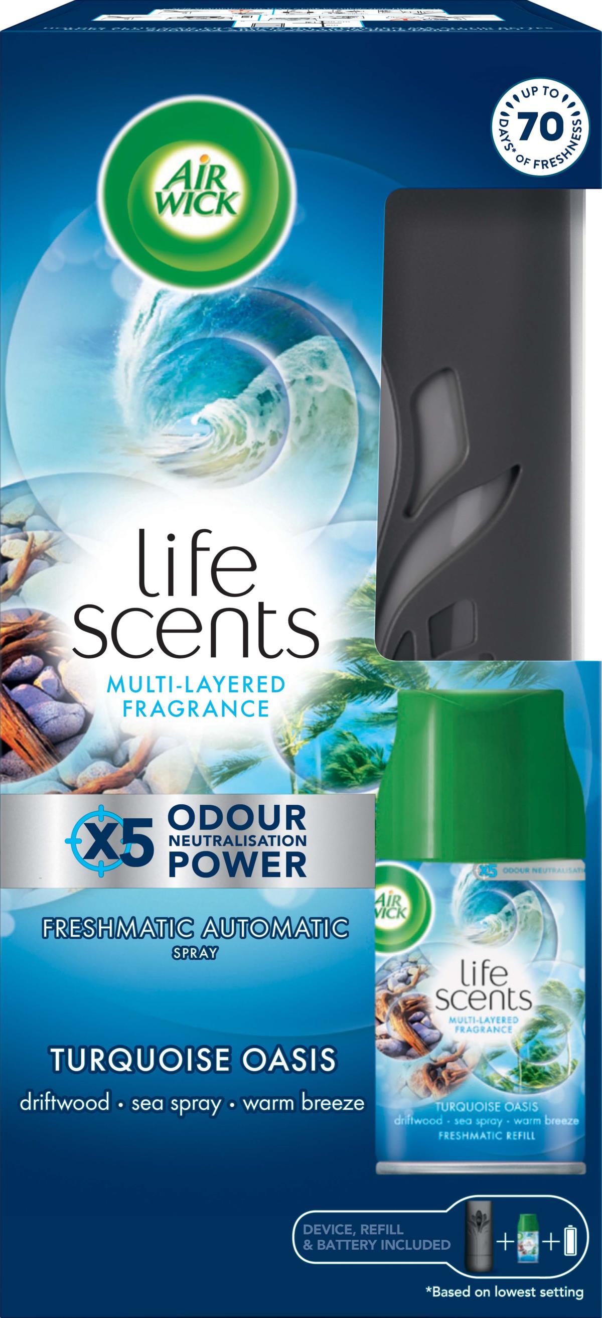 Air Wick Freshmatic LifeScents Turquoise Oasis Starterkit | lyko.com