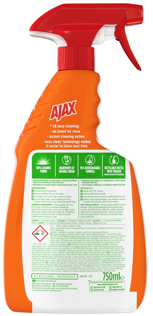 Ajax Spray Universal 750 ml | lyko.com