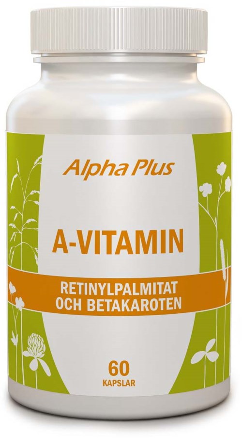 Alpha Plus A-vitamin 60 Caps | lyko.com