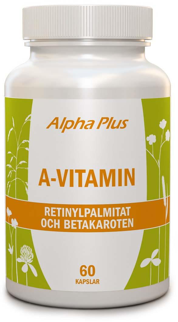 Alpha Plus A-vitamin 60 Caps | lyko.com