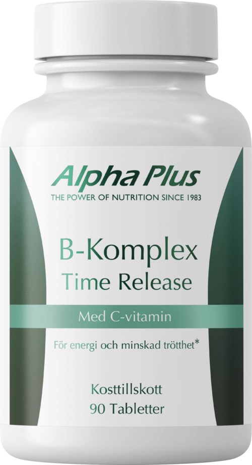 Alpha Plus B-Komplex Time Release 90 Tabs | lyko.com
