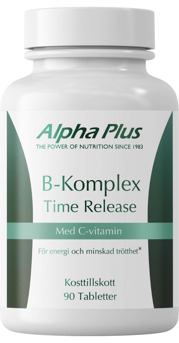 Alpha Plus B-Komplex Time Release 90 Tabs | lyko.com