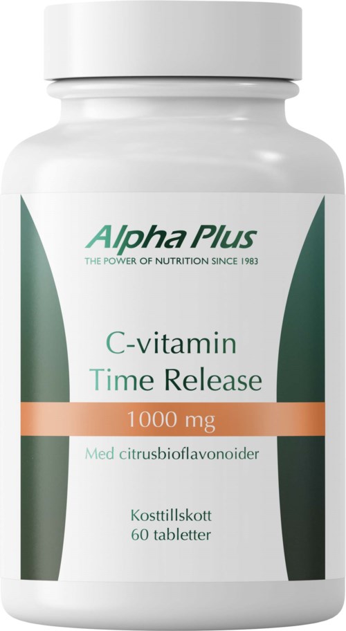 Alpha Plus C- vitamin Time Release 1000 mg 60 Tabs | lyko.com