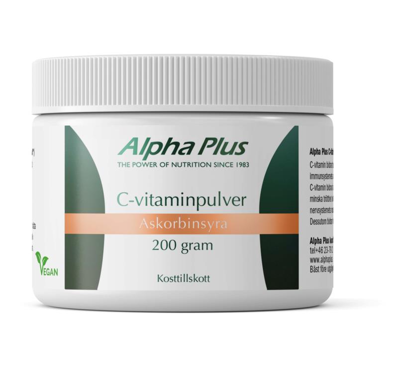 Alpha Plus C-vitamin Powder 200 g | lyko.com