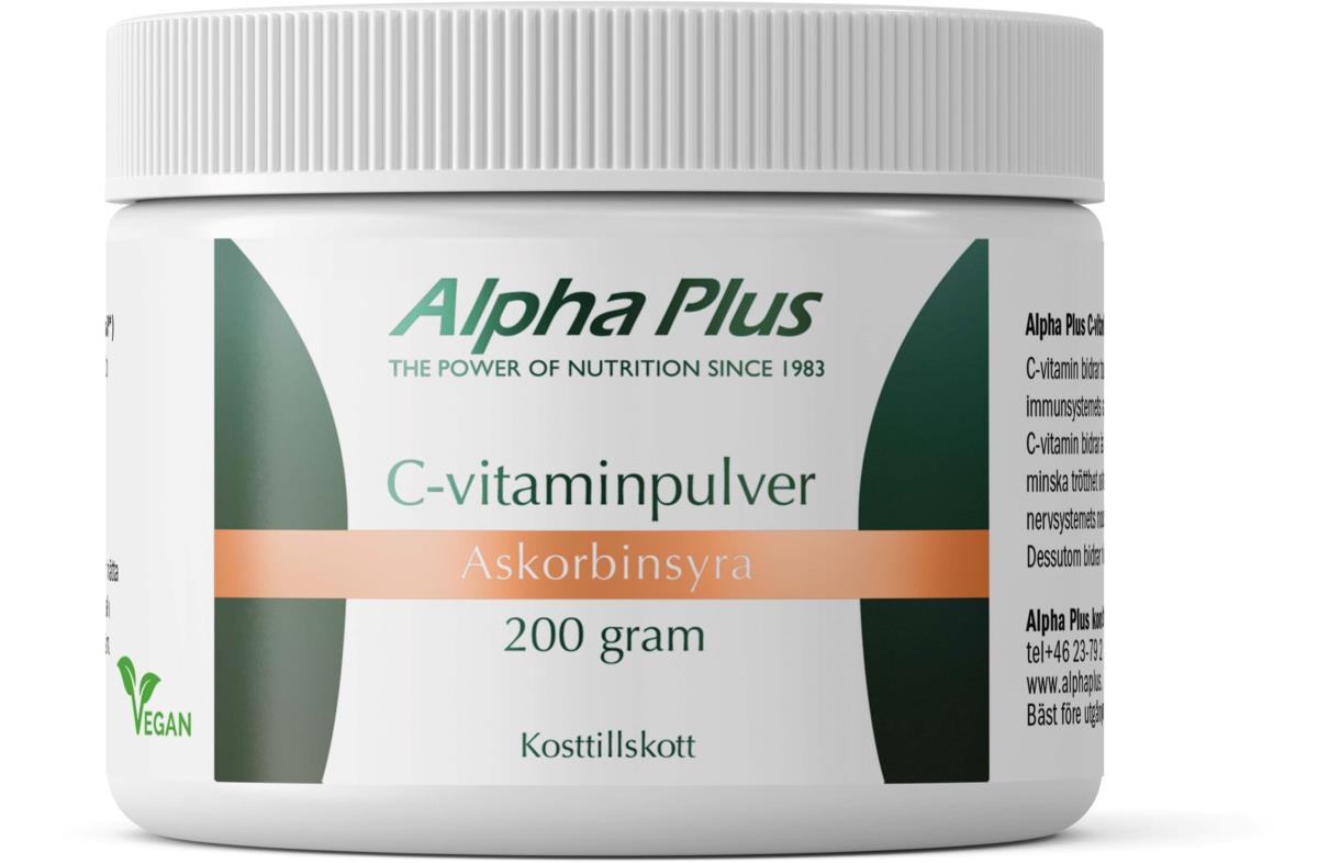 Alpha Plus C-vitamin Powder 200 g | lyko.com