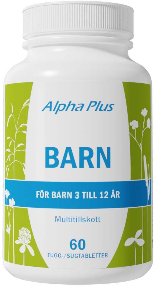 Alpha Plus Children 3-12 Years 60 Tabs | lyko.com