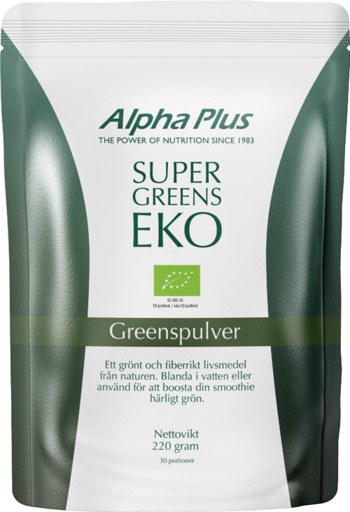 Alpha Plus Super Greens EKO 200 g | lyko.com