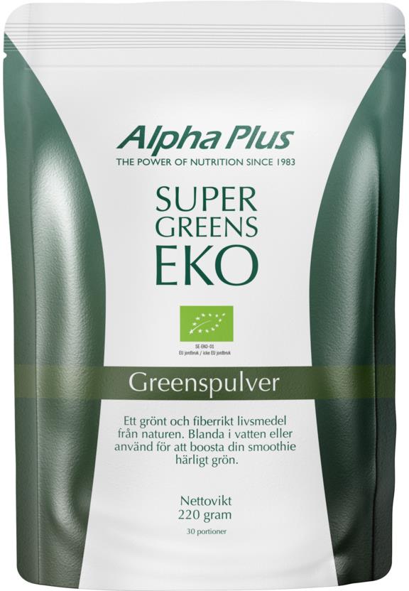 Alpha Plus Super Greens EKO 200 g | lyko.com