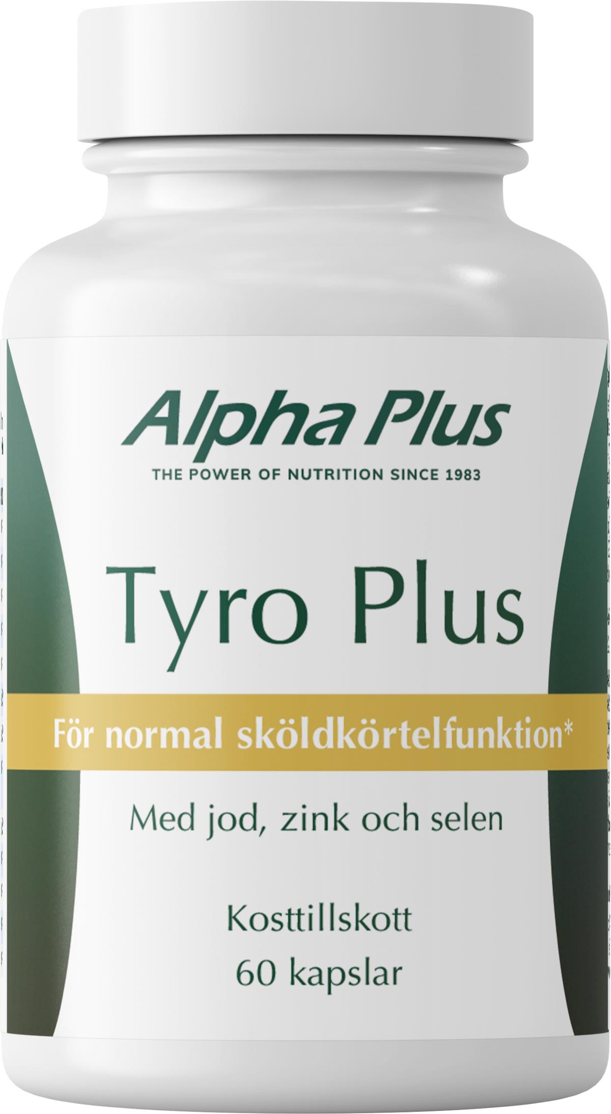 Alpha Plus Tyro Plus 60 Caps | lyko.com