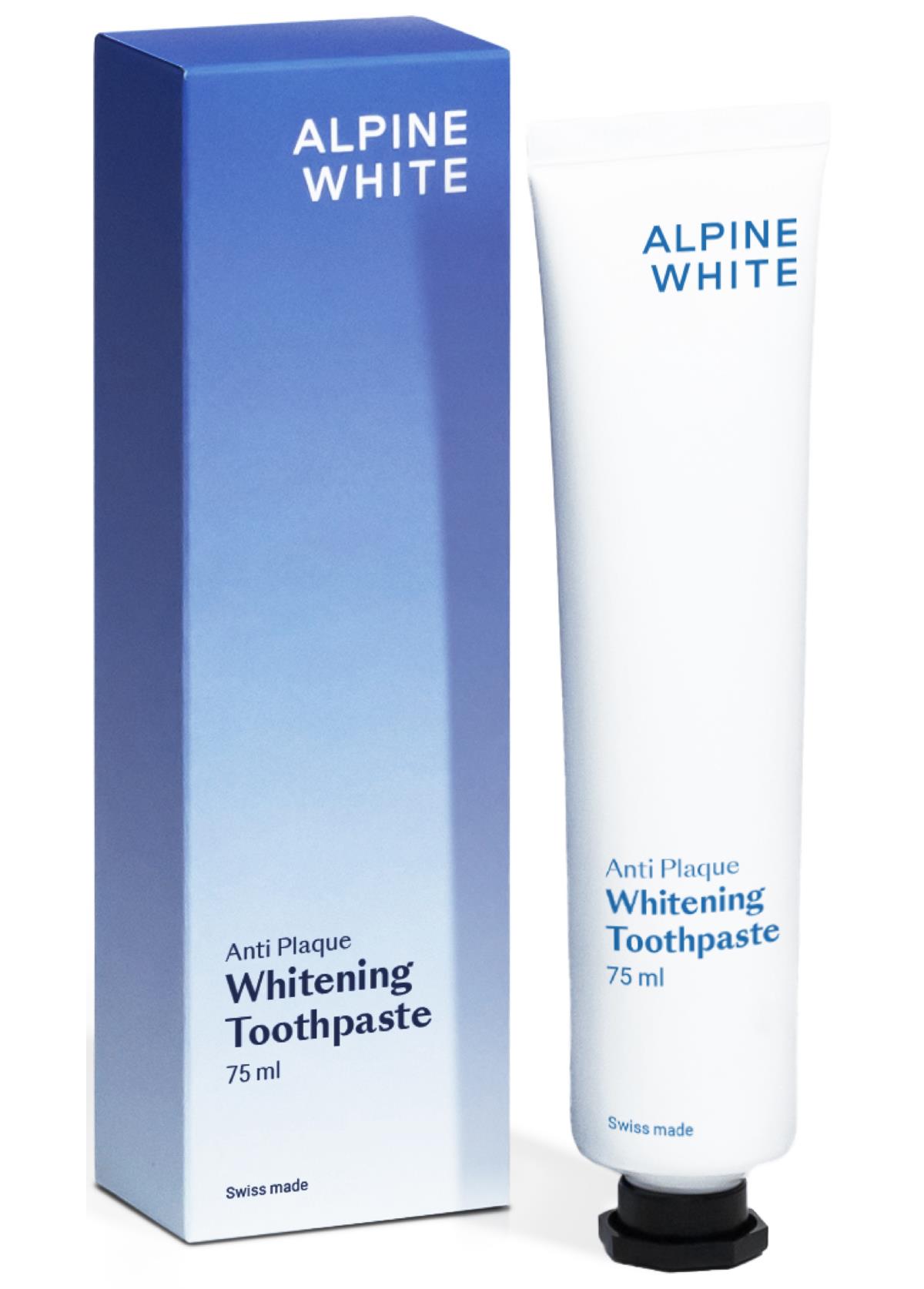 ALPINE WHITE Whitening & Care Whitening Toothpaste Anti Plaque 75 ml ...