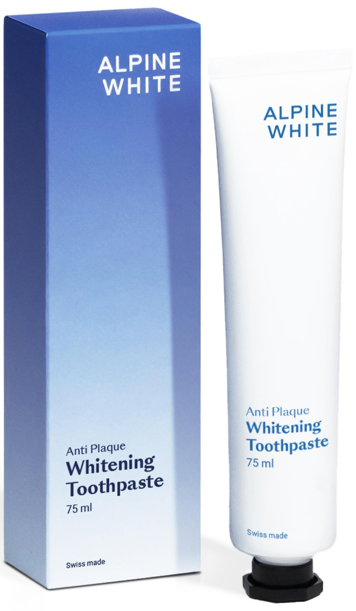ALPINE WHITE Whitening & Care Whitening Toothpaste Anti Plaque 75 ml ...