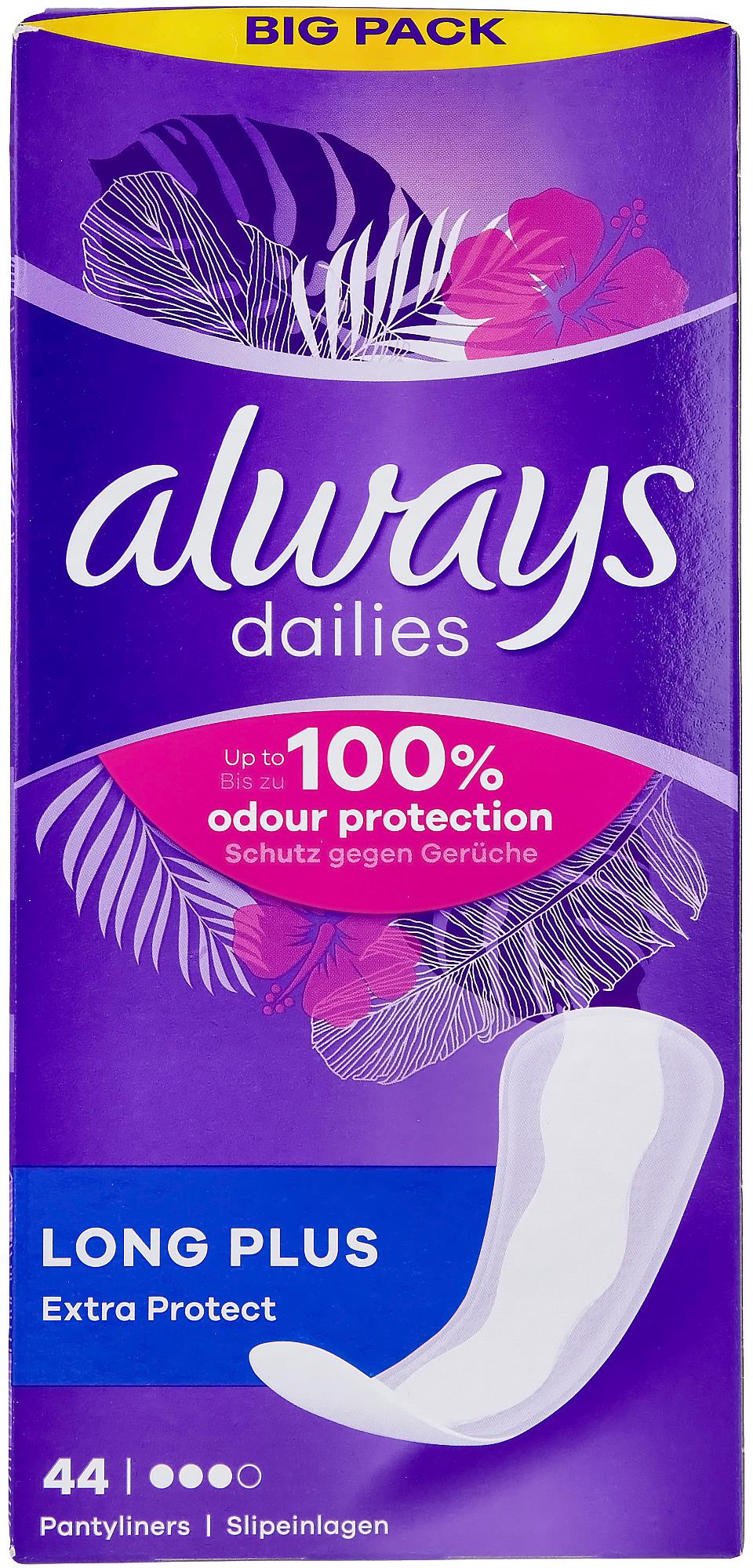 Always Long Plus Trosskydd Big Pack 44st 44 stk | lyko.com