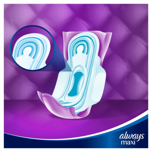 Always Maxi Long S2 Bindor med Vingar 12st 15 ml | lyko.com