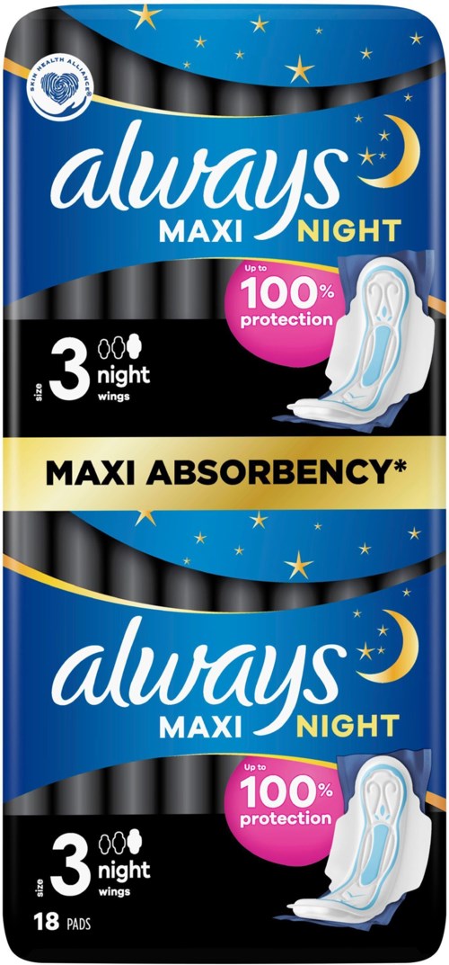 Always Maxi Night Pads | lyko.com