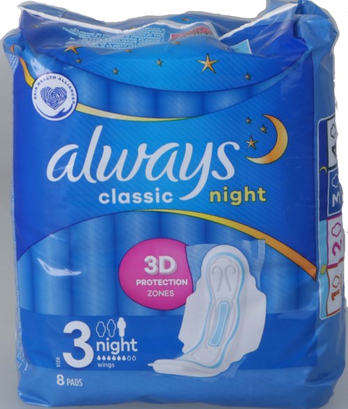 Always Classic Night 8 Pads | lyko.com