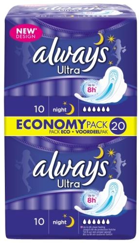 Always Ultra Night with Wings 20st 20 ml | lyko.com