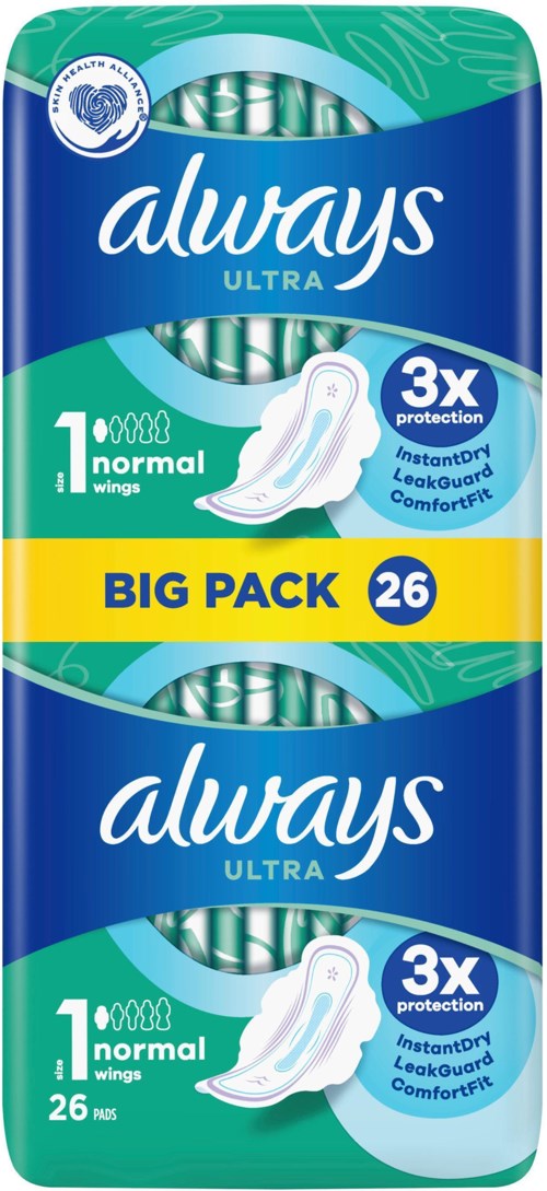 Always Ultra Normal Pads Wings | lyko.com
