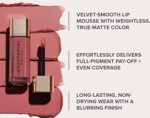 Anastasia Beverly Hills Lip Velvet Peach Amber | lyko.com