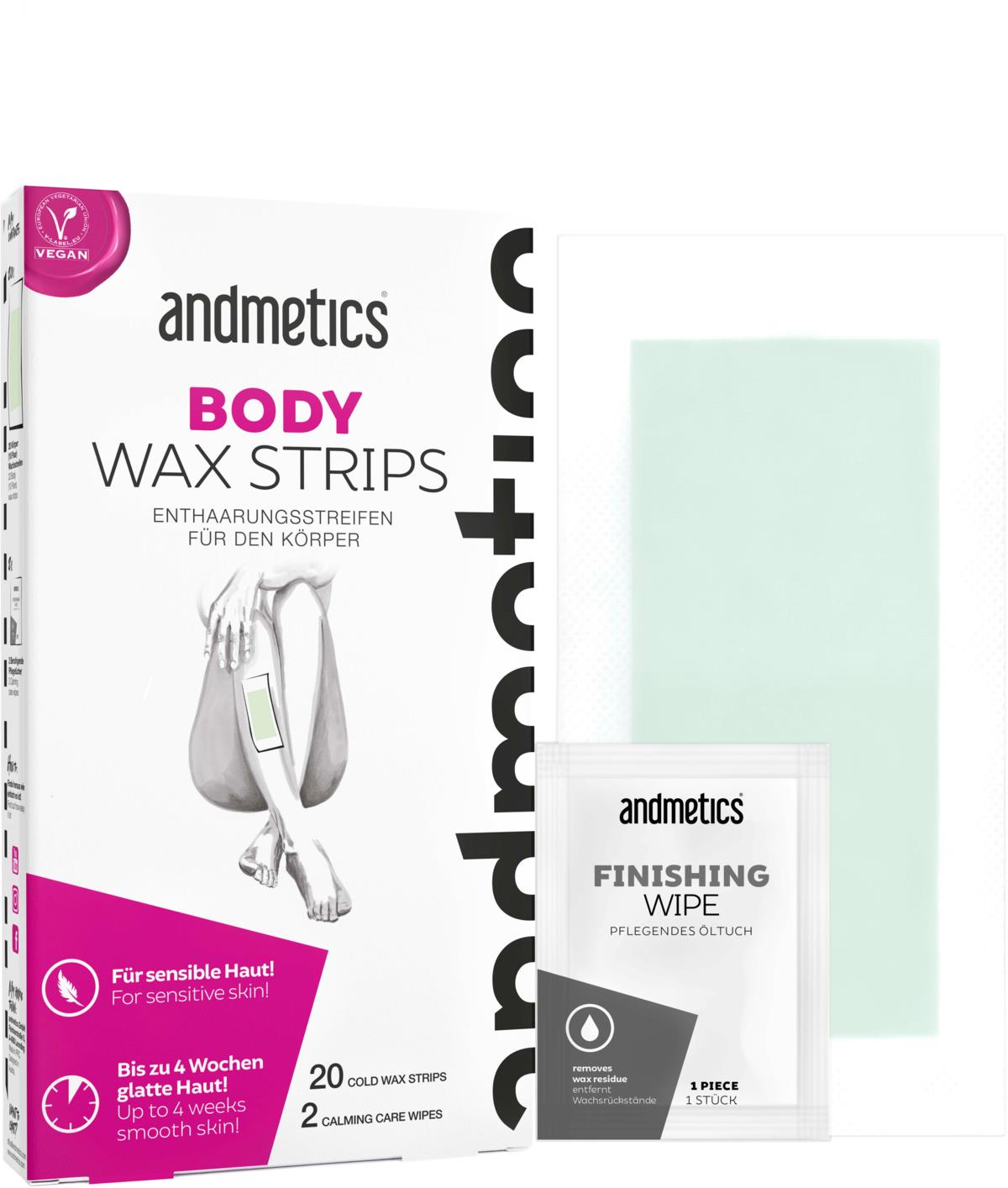 Andmetics Body Wax Strips | lyko.com