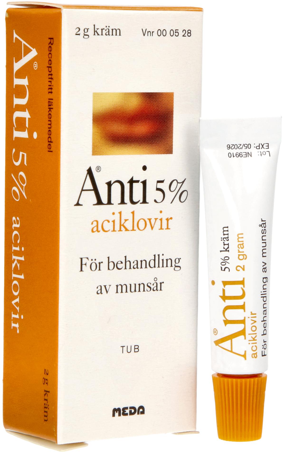 Anti Kräm 5% 2 g | lyko.com