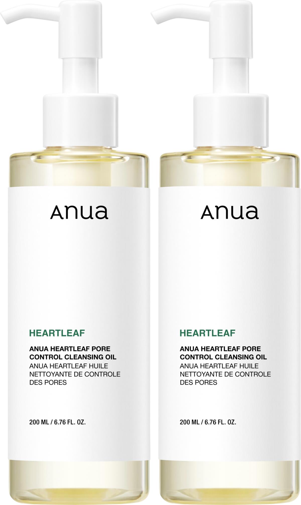 ANUA Bundle Hearleaf Pore Control Cleansing Oil 200 ml x 2 | lyko.com