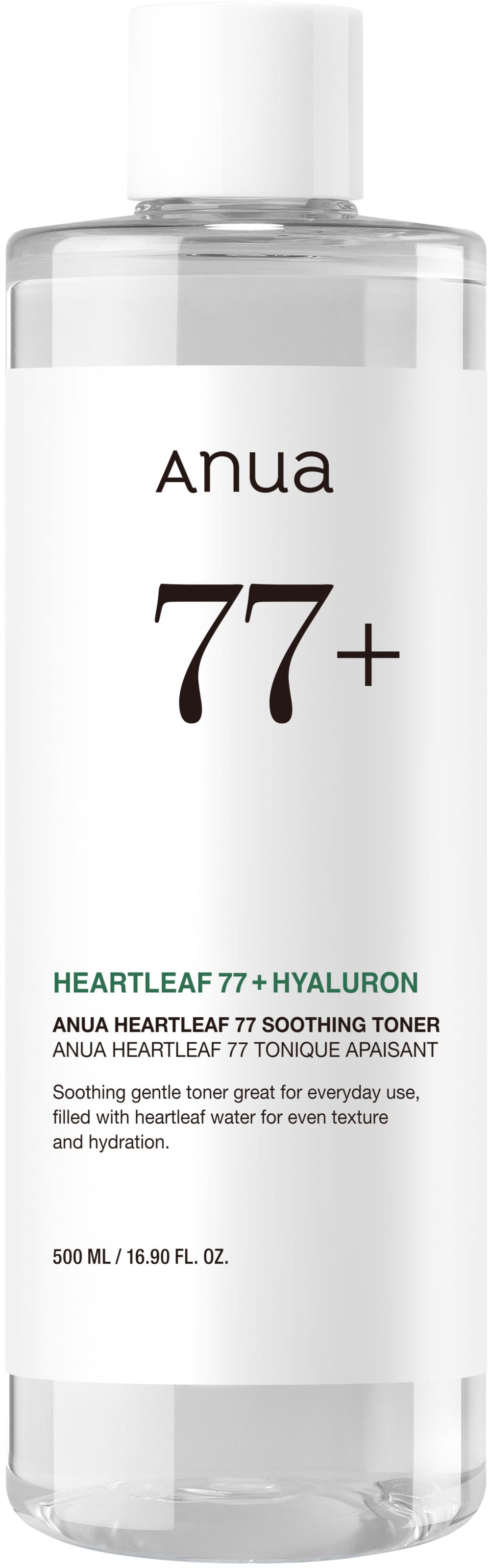 ANUA Heartleaf 77% Soothing Toner 500 ml | lyko.com