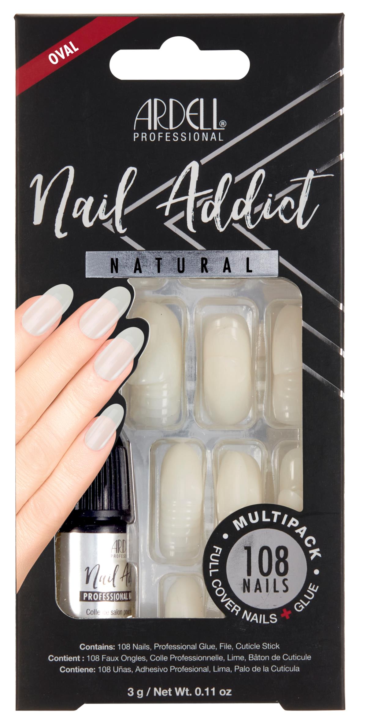 Ardell Nail Addict Natural Multipack Oval | lyko.com