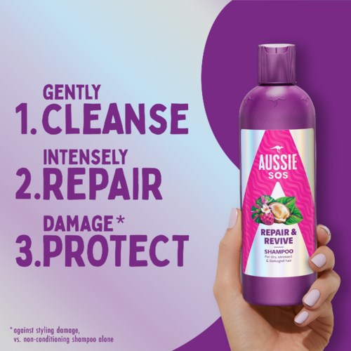 Aussie SOS Repair & Revive Shampoo 300 ml | lyko.com