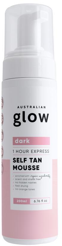 Australian Glow One Hour Express Self Tanning Mousse Dark | lyko.com