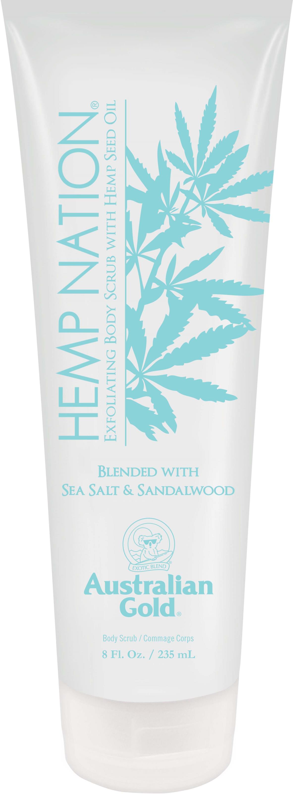 Australian Gold Hemp Nation Sea Salt & Sandalwood Body Scrub 235 ml ...