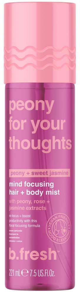 b.fresh Peony For Your Thoughts - Mind Focusing Hair + Body Mist 221 ml ...