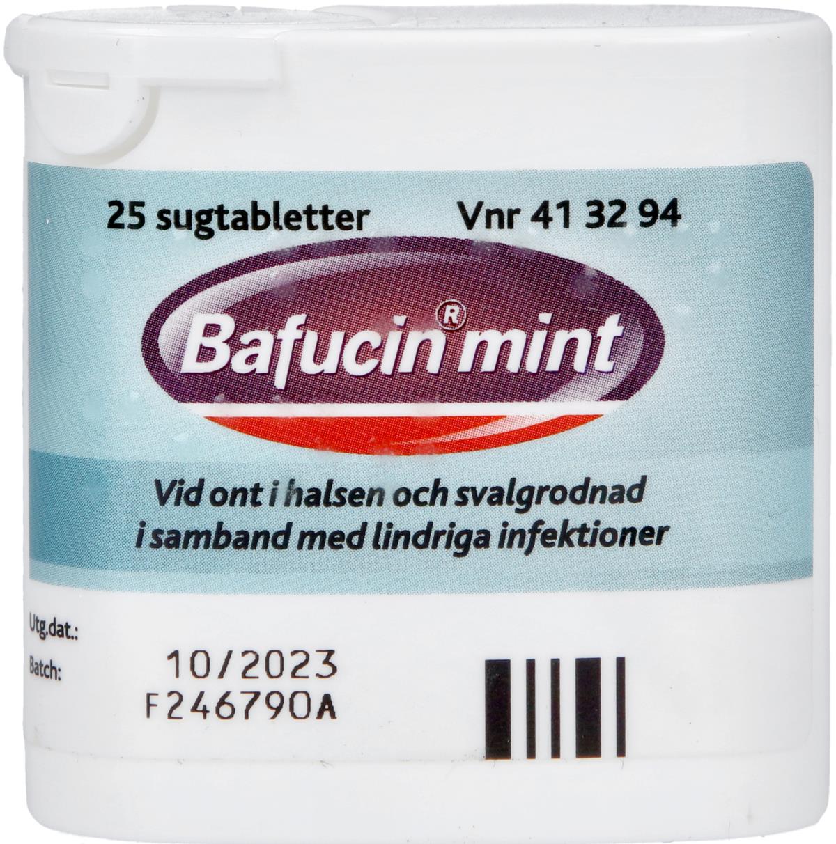 Bafucin Mint Sugtablett 25 st | lyko.com