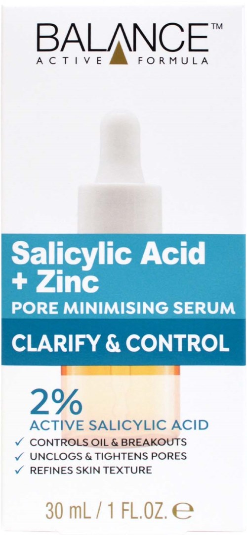 Balance Active Formula Salicylic Acid + Zinc Pore Minimising Serum 30 ...