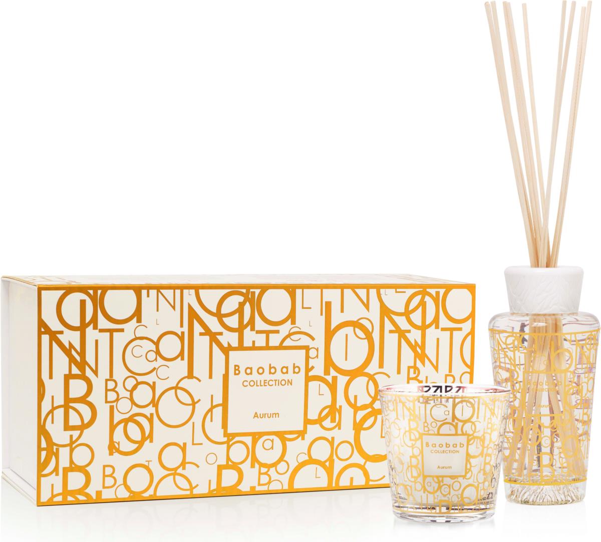 Baobab Collection Aurum Gift Box Fragranced Candle + Diffuser | lyko.com
