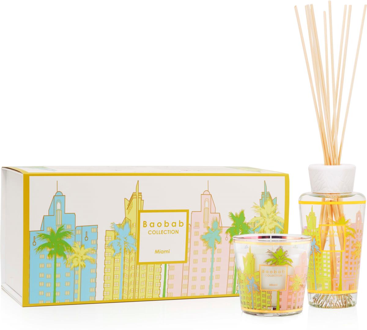 Baobab Collection Miami Gift Box Fragranced Candle + Diffuser | lyko.com