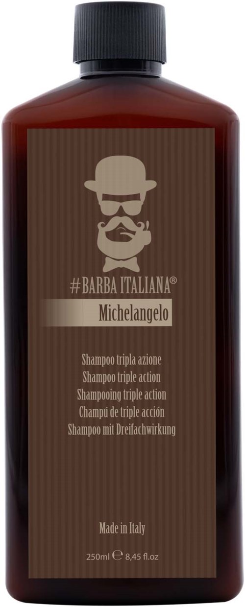 Barba Italiana MICHELANGELO Triple action shampoo 250 ml | lyko.com