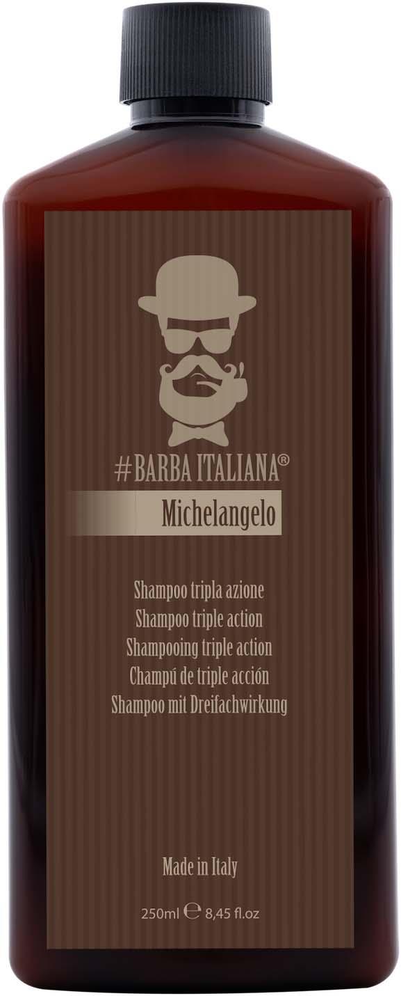 Barba Italiana MICHELANGELO Triple action shampoo 250 ml | lyko.com